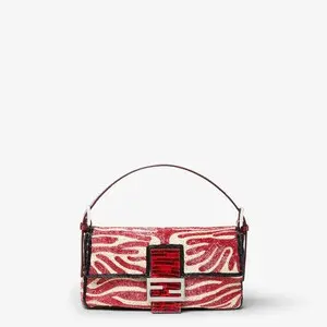 Fendi Baguette® 26424 Raffia And Bead Re Edition Bag